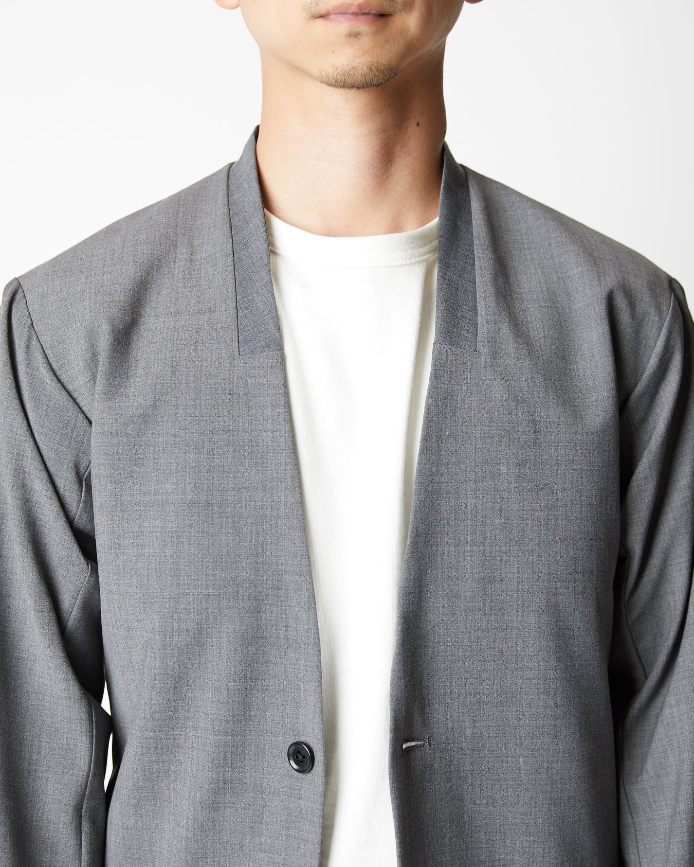 calm No collar Jacket（ノーカラージャケット） – calm160ー160cm前後男性のためのアパレルブランド